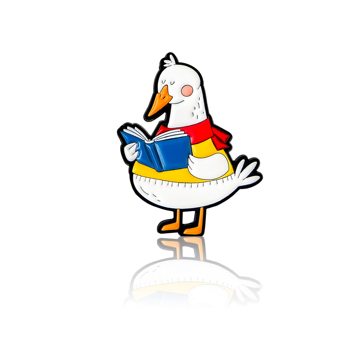 A goose reading a book | PINBOX.EU